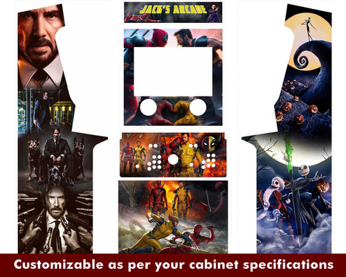 Movie Mashup Art & Vinyl | Arcade Graphics