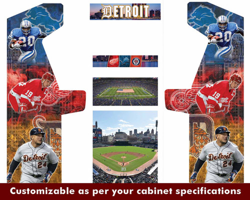 Detroit Teams Art & Vinyl | Arcade Graphics