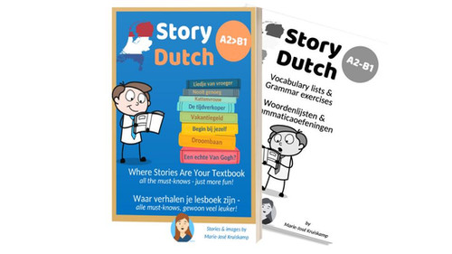 Learn Dutch A2 to B1 with Stories – StoryDutch Book | MJNT2