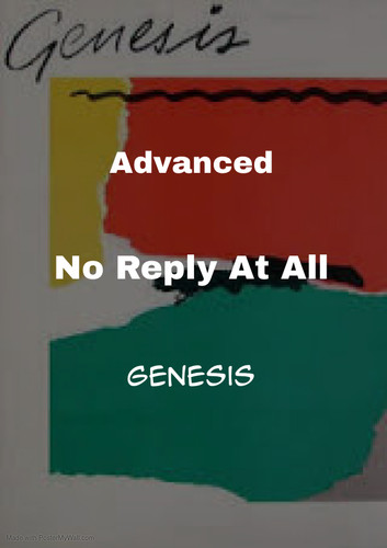 No Reply At All - Genesis - Standard Notation | Greg's Transcripts