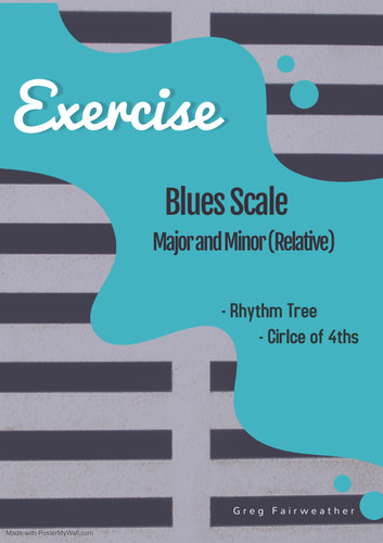 Blues Scale Exercise - TAB & Notation | Greg's Transcripts