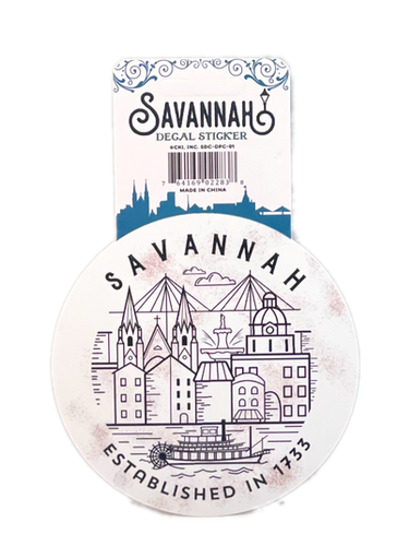 Savannah Line Art Decal | The Dixie Market