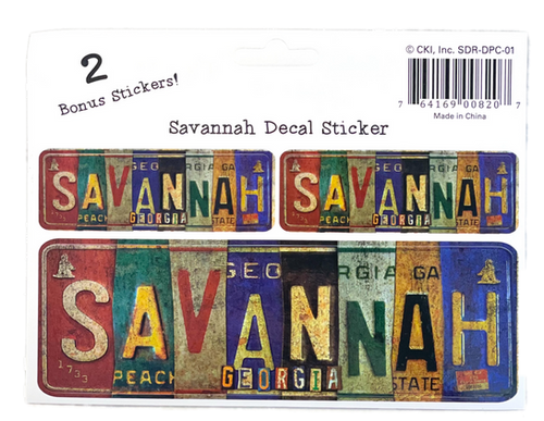 License Plate Decal | The Dixie Market