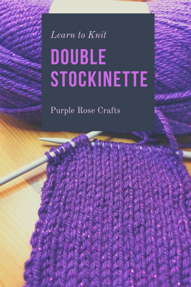 Try Double Stockinette Knit Stitch