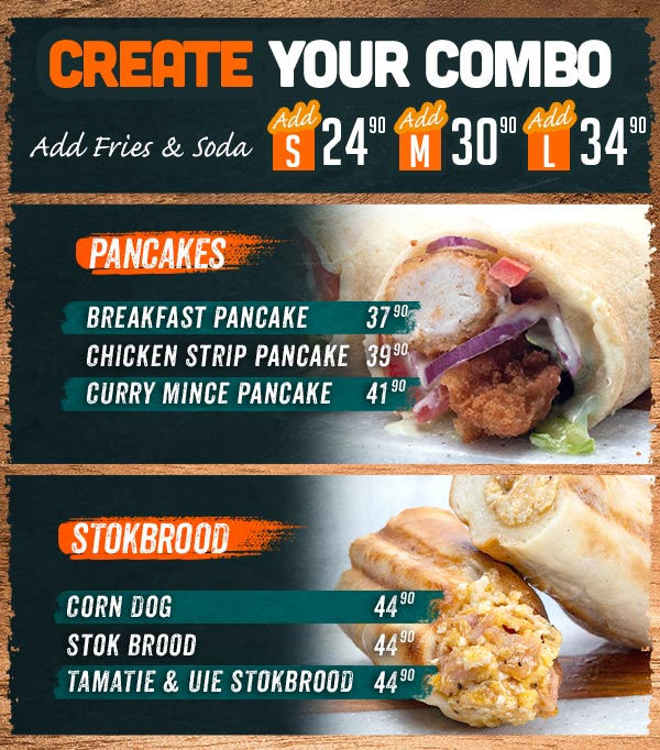 Fast Food | Kroonplaas Restaurant