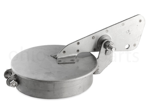 5" Inch Tractor Exhaust Weather Cap Muffler Cover Rain Flap (Stainless ...