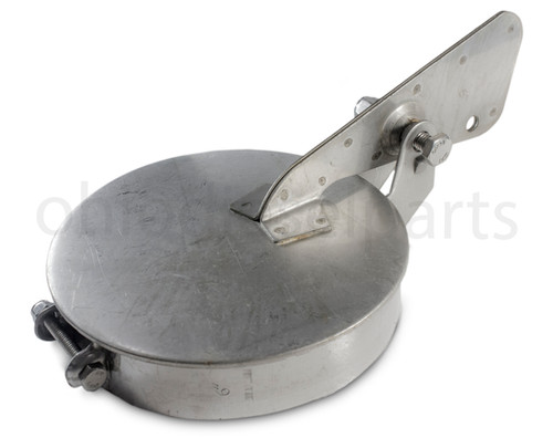 6" Inch Tractor Exhaust Weather Cap Muffler Cover Rain Flap (Stainless ...