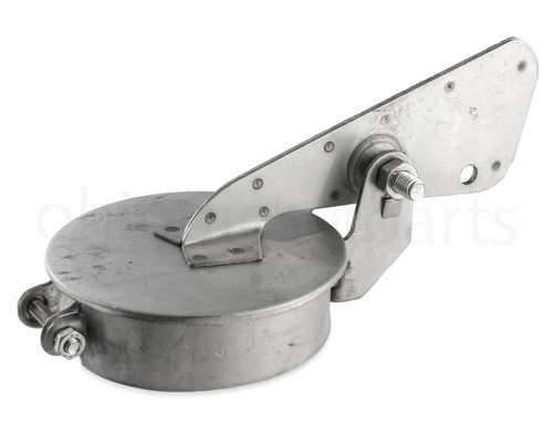 4" Inch Tractor Exhaust Weather Cap Muffler Cover Rain Flap (Stainless ...