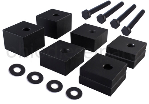 Front Seat Lift Riser Adjustable Spacer Block Kit for Ford Bronco 21-26 ...