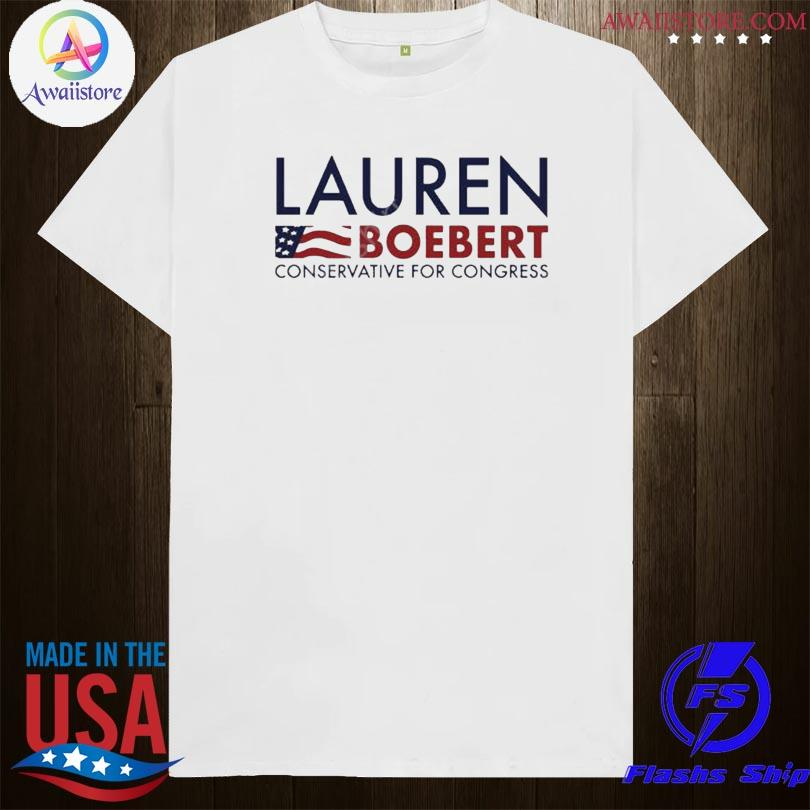 Awaiistore - Top lauren boebert conservative for congress shirt