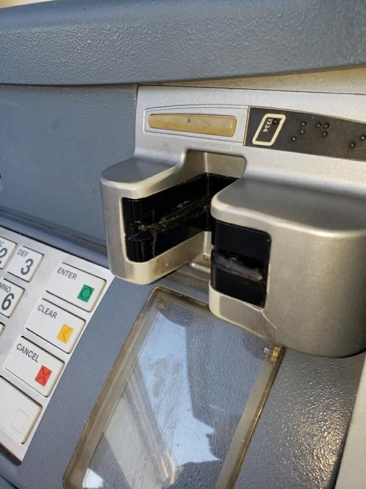 CREDIT/DEBIT CARD SKIMMERS - WHAT TO LOOK FOR