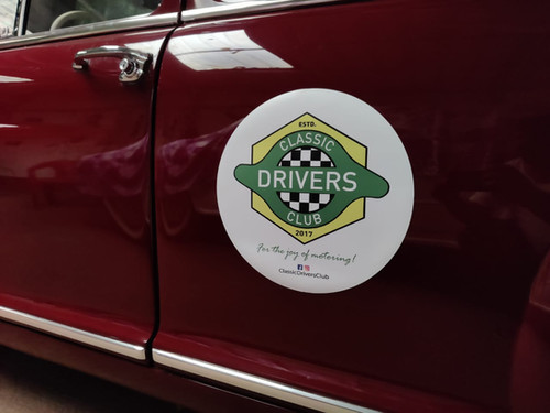 MAGNETIC DECALS - 10 inch Dia. | Classic Drivers Club