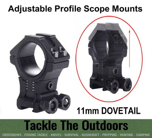Infinity Hunter 30mm & 1" Tube 11mm Dovetail Rail PCP Air Rifle Scope ...