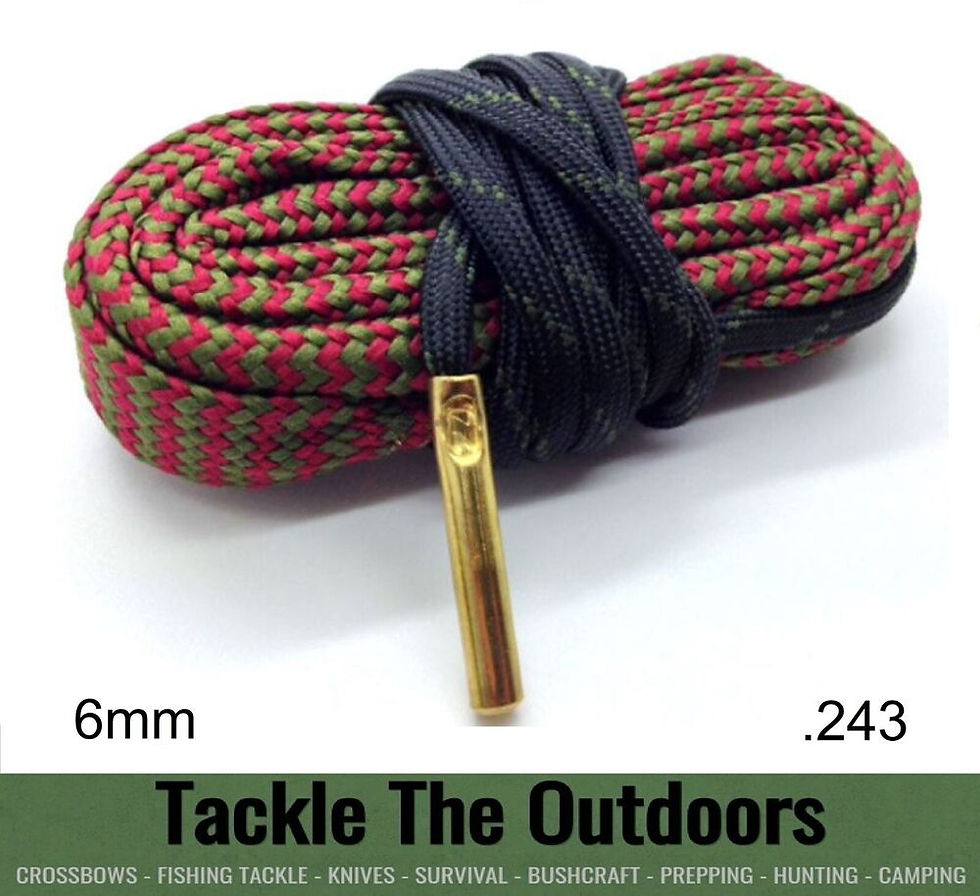 Bore Snake Rifle Boresnake Barrel Cleaner For 6mm .243 Calibre Center ...