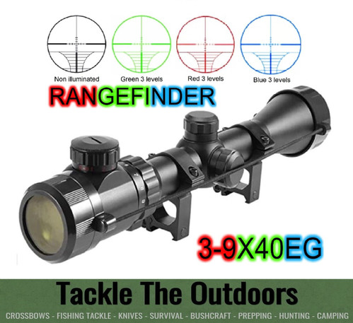 3-9x40 EG illuminated Reticle Telescopic Scope Sight For High Power PCP ...