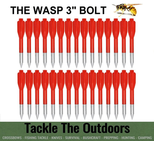 Pistol Crossbow Bolts 3" Venom Krait King Cobra Copperhead Bows Pack Of ...