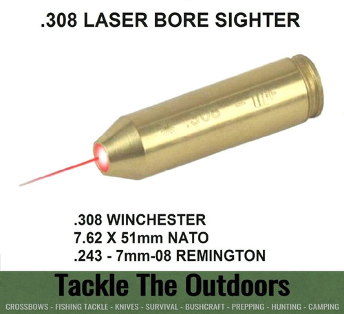 308 Laser Boresight For .308 7.62x51mm Remington .243 7mm-08 Cartridge ...