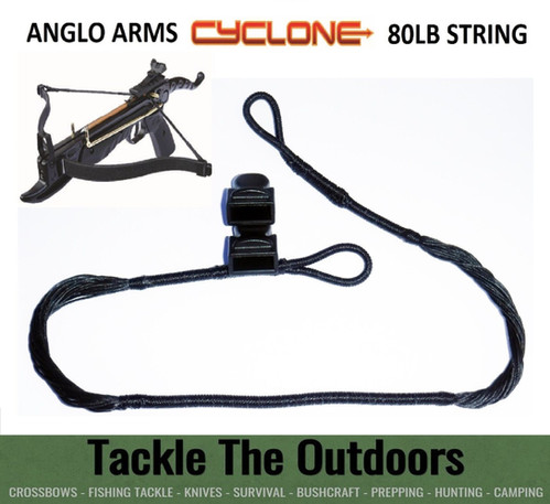 Crossbow String 80lb Pistol Xbow String & End Caps Fits Anglo Arms ...