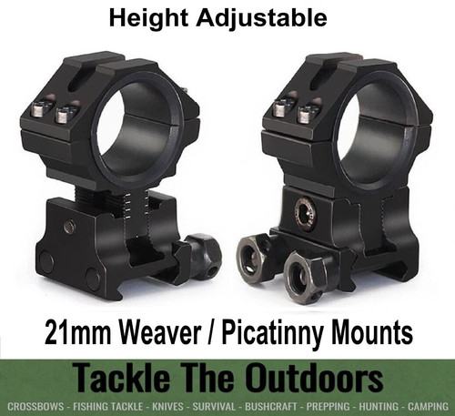 Infinity Hunter 1" 30mm Tube 21mm Weaver Picatinny Universal Rifle ...