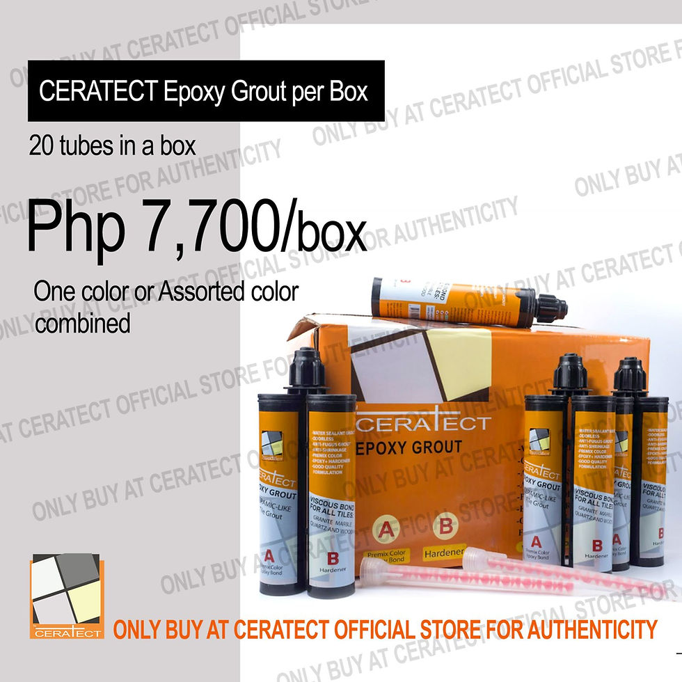 Epoxy Grout per Box - Matte and TexturedCollection | Ceratect