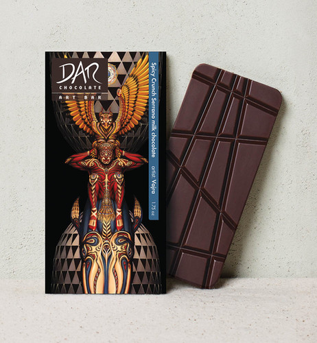 Crunchy Serrano | DAR Chocolate Art Bars