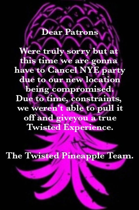 Cancelled Sorry Everyone. | Twistedpineapple