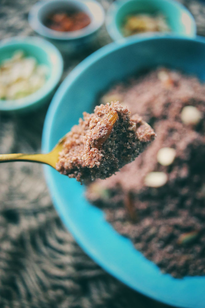 Baked Ragi Panjari