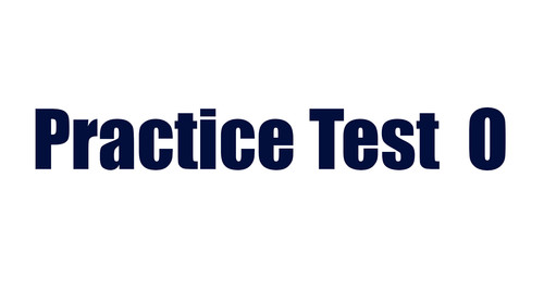 Practice Test O | C-NET