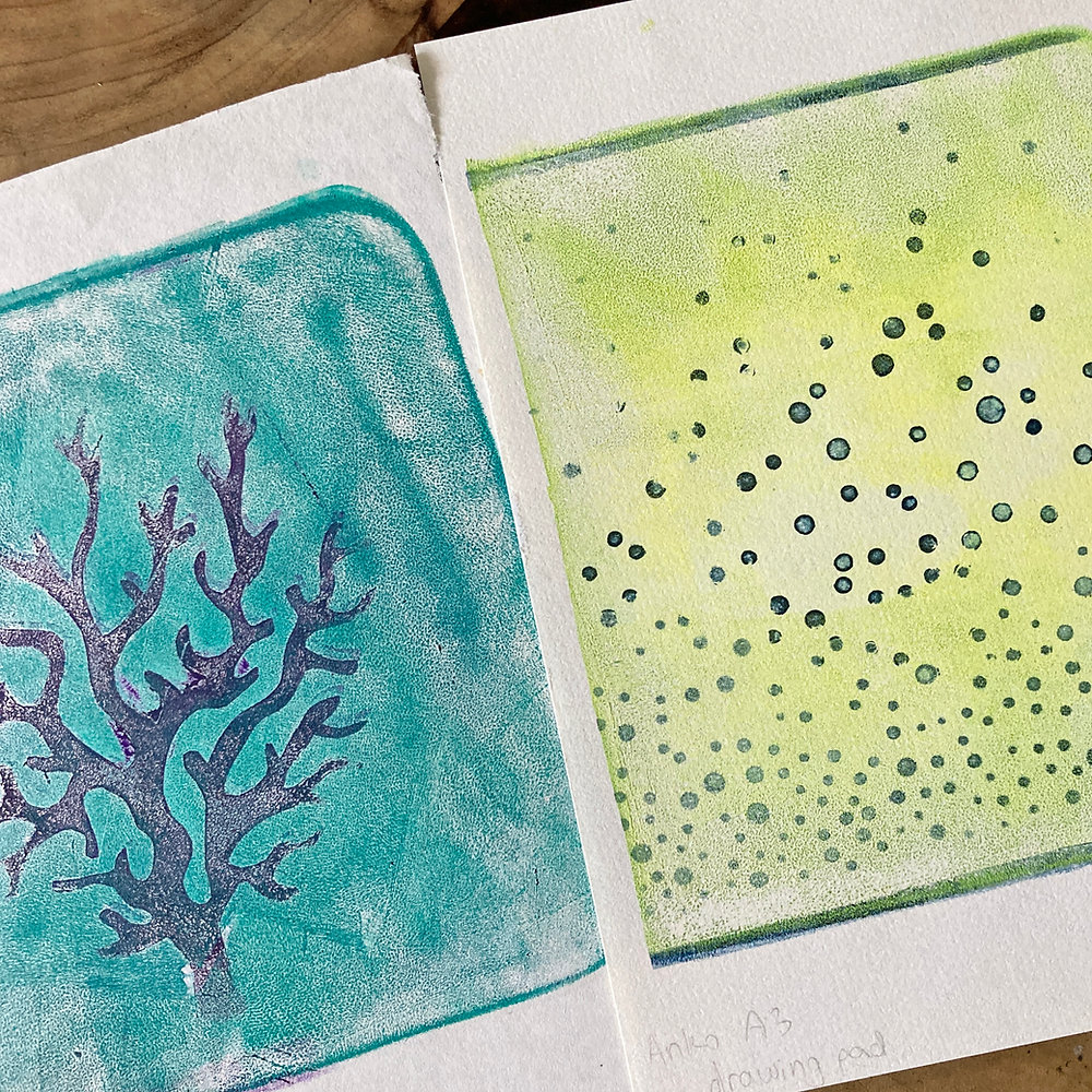 Jelly(a.k.a. Gelli) Printing with Kids