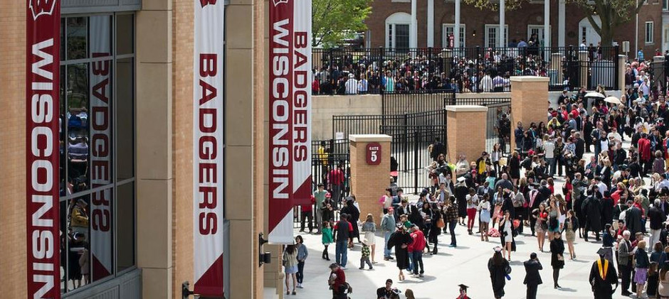 UW Madison Fieldhouse Plaza and Athletic Improvements | WI ASLA