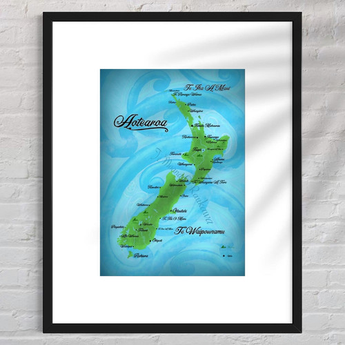 "AOTEAROA MAP" | My Site 1