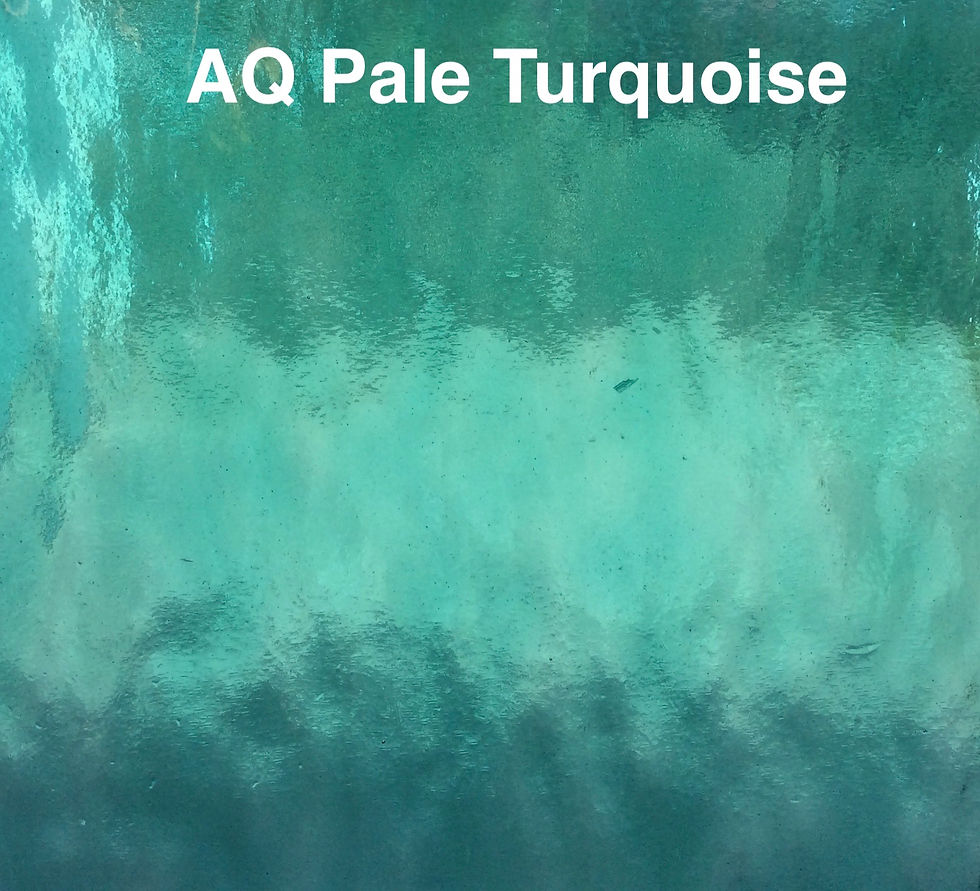 Aqualite water glass pale turquoise | Stained Glass Craft