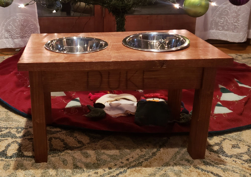 DIY Simple Dog Bowl Stand: Woodworking with the Gals