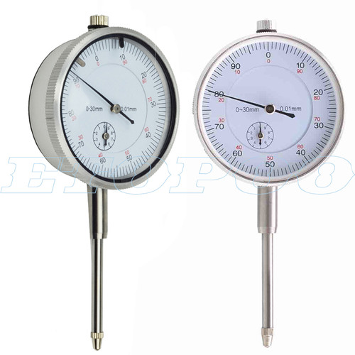 Dial Indicator 0-30mm 0.01mm With Lug Dial Gauge indicator Micrometer ...