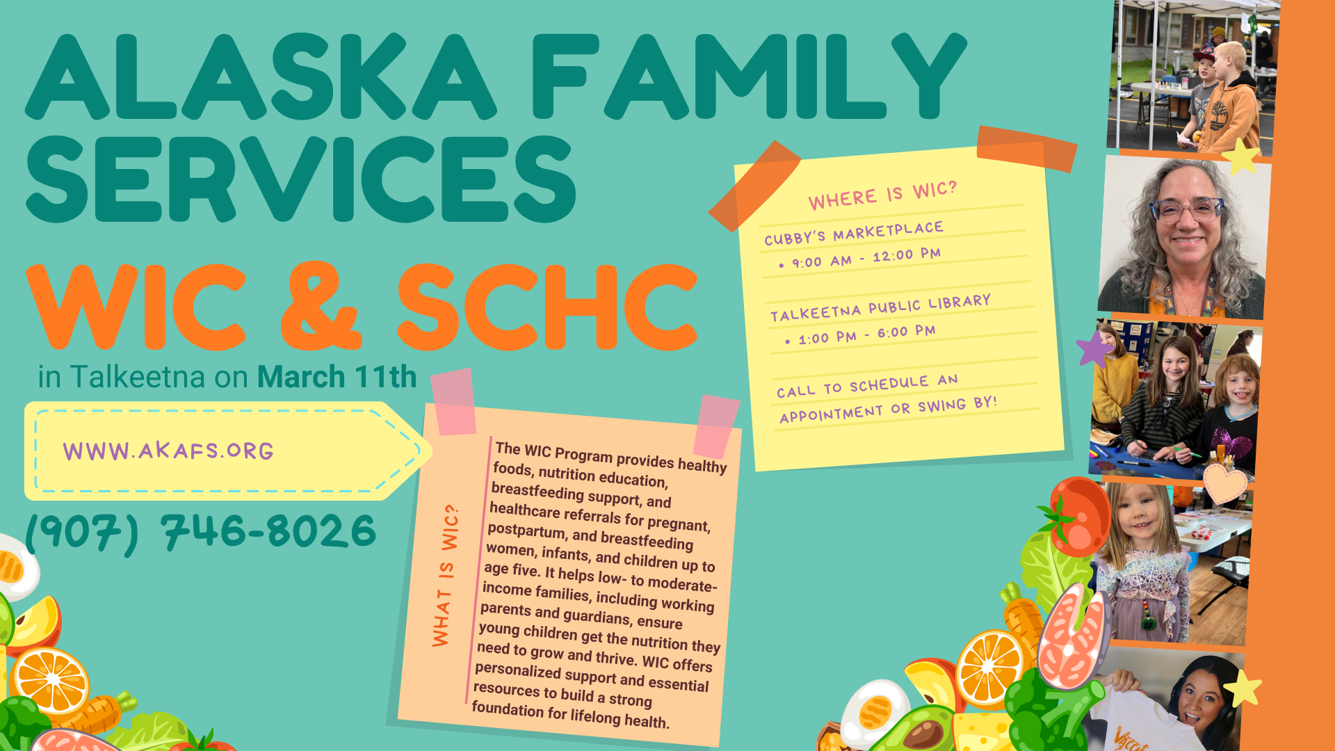 📢 Alaska Family Services WIC at Talkeetna Public Library – Appointments ...