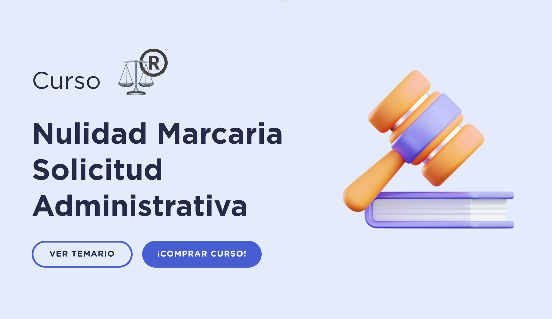 Curso Nulidad Marcaria Solicitud Administrativa | Lawgic