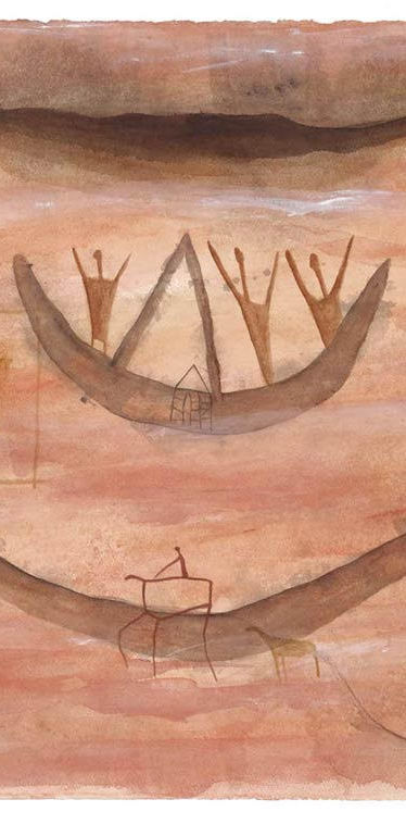 thunderbird cave drawing