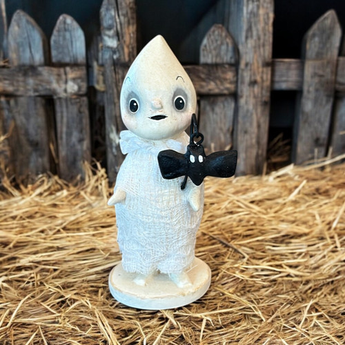 Vintage Style Tiny Ghost Halloween Decoration | Christopher Hiedeman