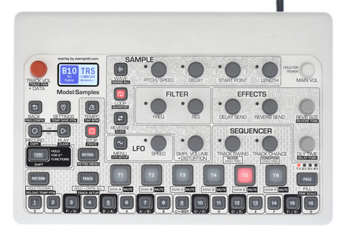 "Pattern Sequencer + Keys" Overlay For Elektron Model:Samples | Oversynth