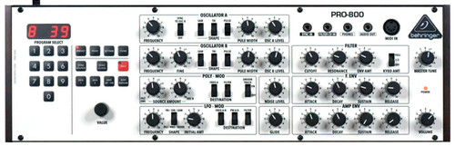 "Basic White" Overlay For Behringer Pro-800 | Oversynth
