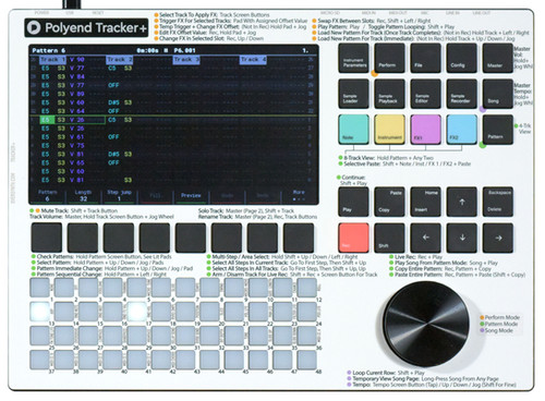 "Whiteout" Overlay For Polyend Tracker+ | Oversynth