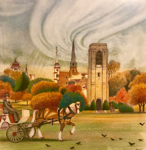 Frederick Baker Park Print. | yemiart.com