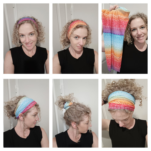 Hair buff for sleeping/ styling curls | The Curly Bird