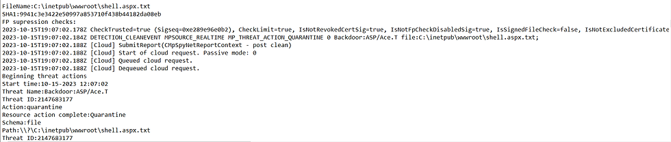 Windows Defender Mp Logs - A Story Of Artifacts