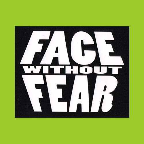 Face Without Fear Bumper Sticker | Tripp Eisen