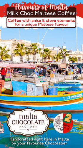 'Flavours of Malta' Milk Chocolate Maltese Coffee | Malta Chocolate