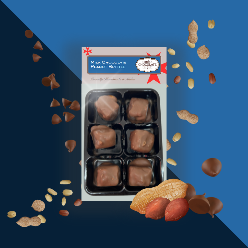 Six Pack Range - Milk Chocolate Peanut Brittle | Malta Chocolate