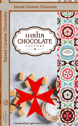 Milk Salted Caramel Chocolate Bar | Malta Chocolate