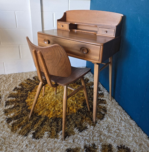 Ercol 439 Writing Table / Desk & Butterfly Chair | Real Vintage Roots