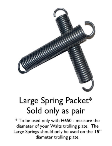 Large Springs Package | Walts Trolling Plate